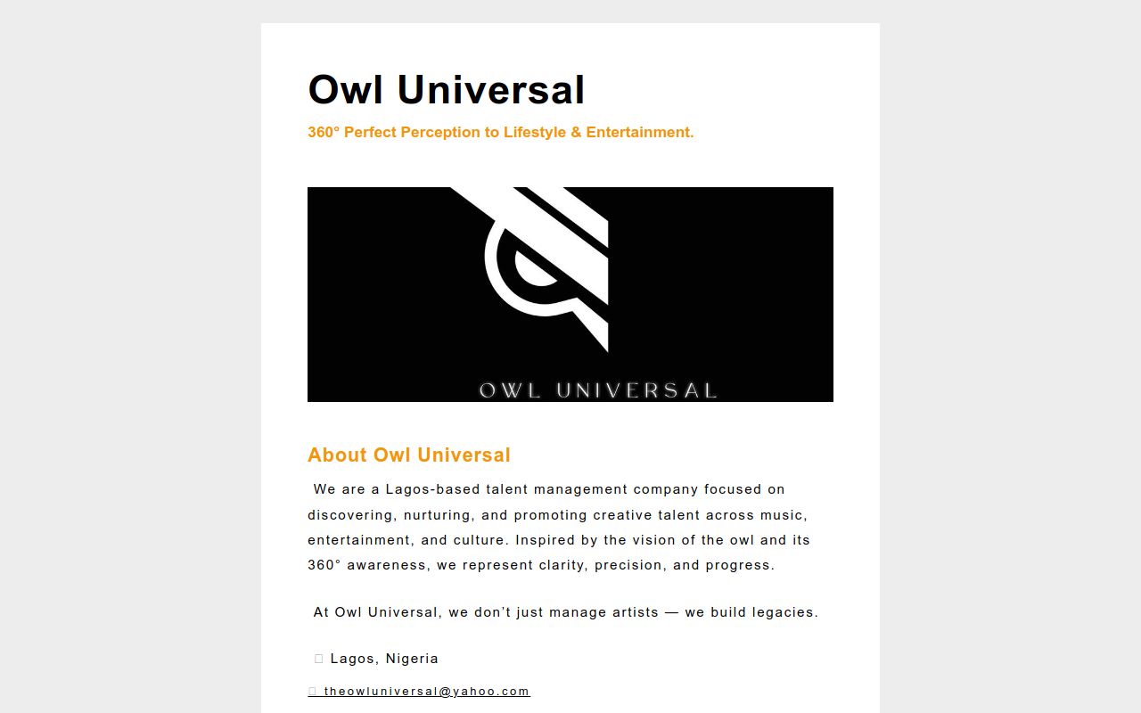 OWL UNIVERSAL